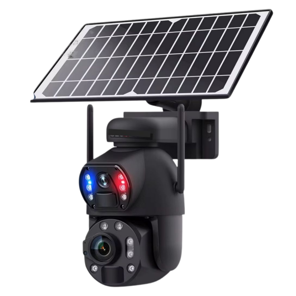 36x Optical Zoom PTZ Solar 4G Camera – Dual Lens with Human Tracking ...